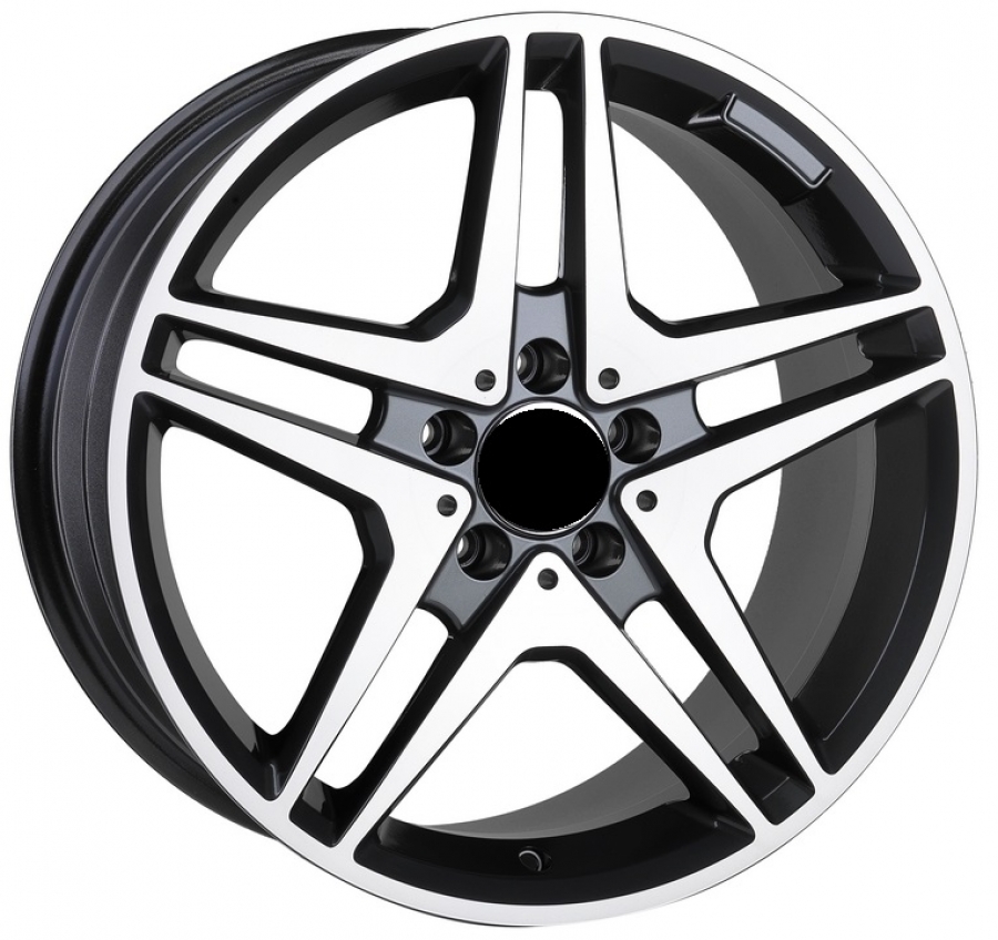 REPLICA STYLE MERCEDES 231 232 BLACK DIAMOND CUT | wheels24.gr